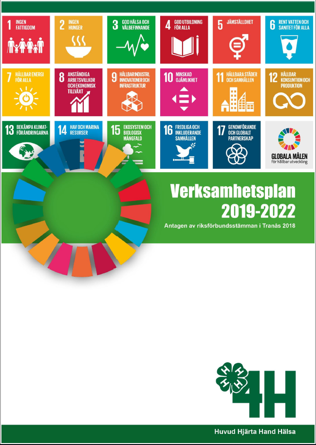 Verksamhetsplan 2019-2022 - Sveriges 4H